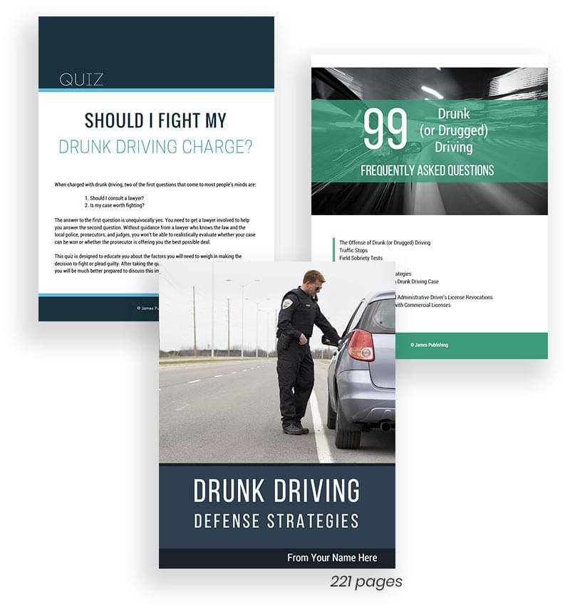 Drunk Driving Content Examples | James Publishing