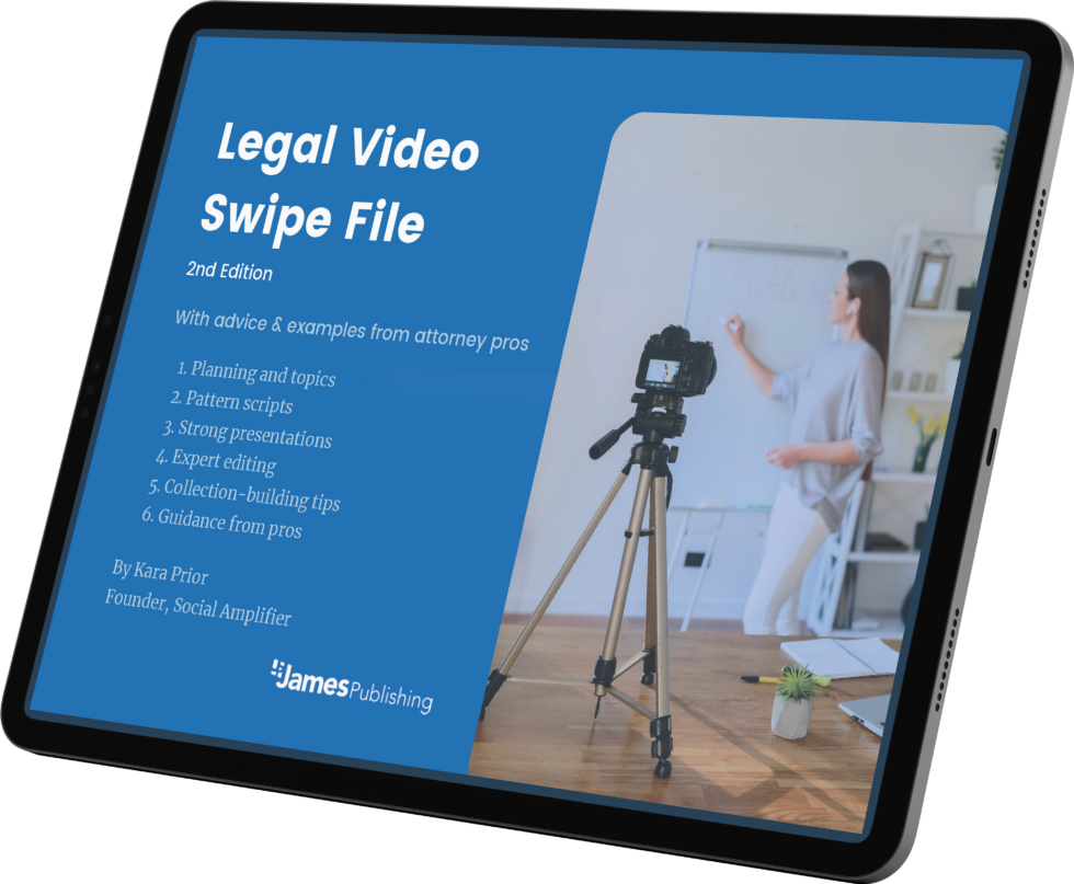Lawyer Videos: Scripts, captions, examples, and tips - James Amplifier